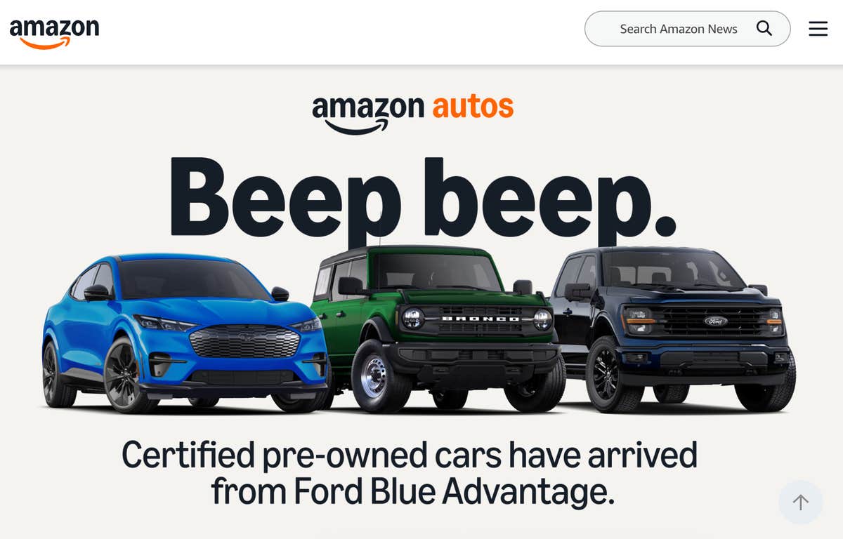 Is Ford Selling Pre-Owned Cars on Amazon? Yes, In Select Cities