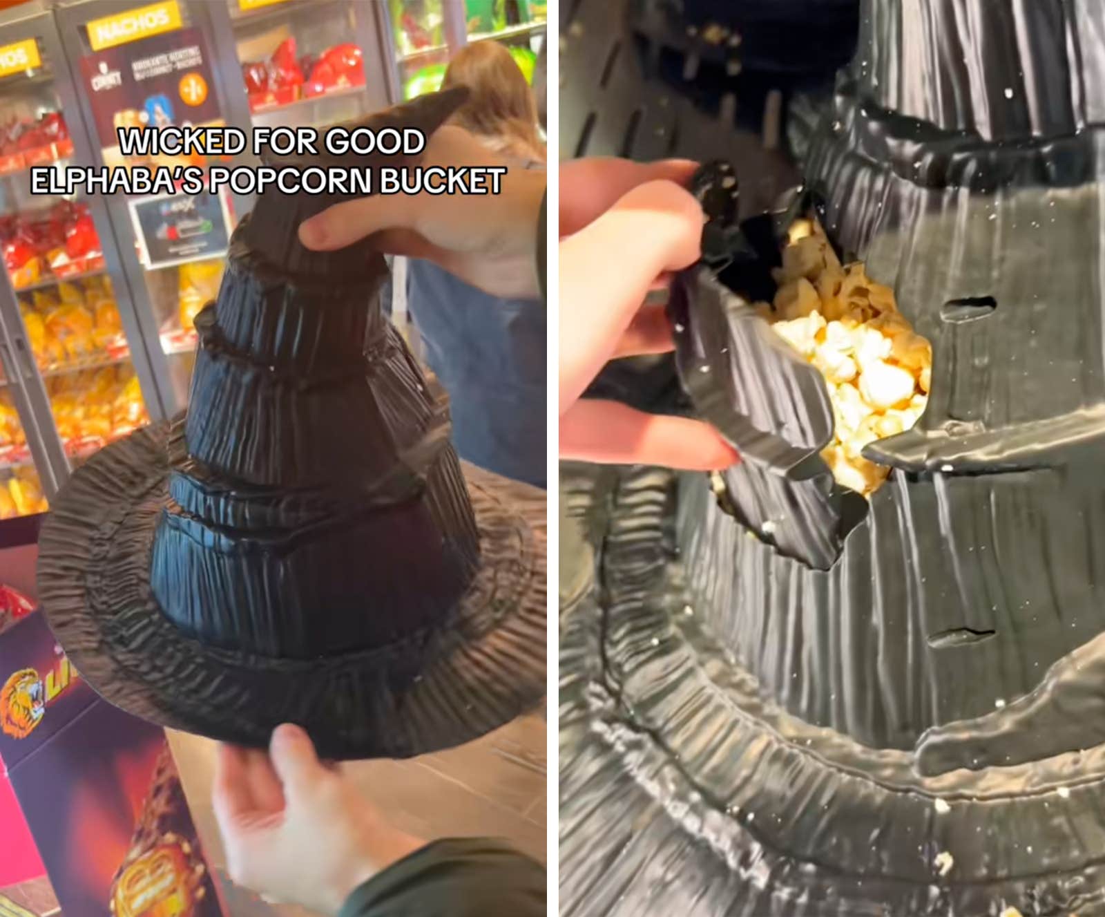 "Wicked For Good" popcorn buckets are selling out all over the world ...