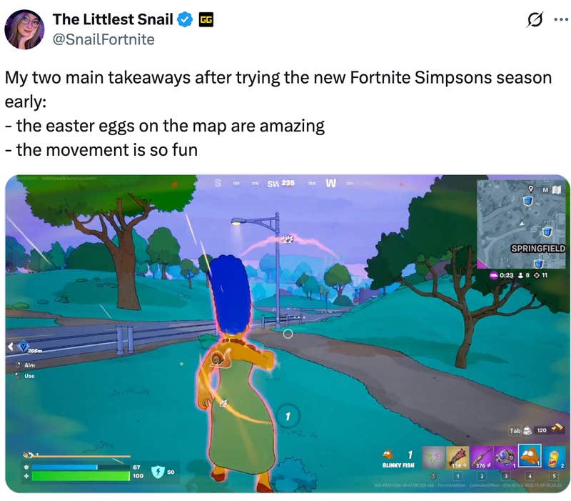 The Simpsons takeover is bringing old and new fans to Fortnite