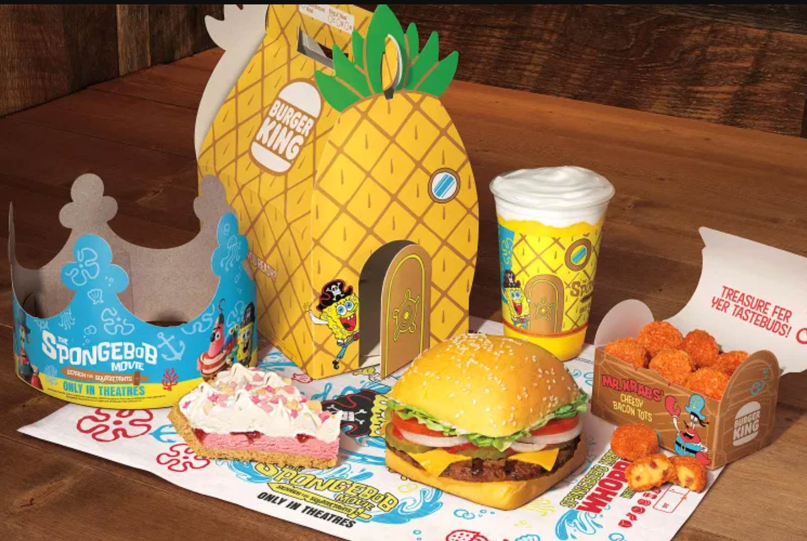 "Even square, it's delicious": Burger King's new SpongeBob Krabby ...
