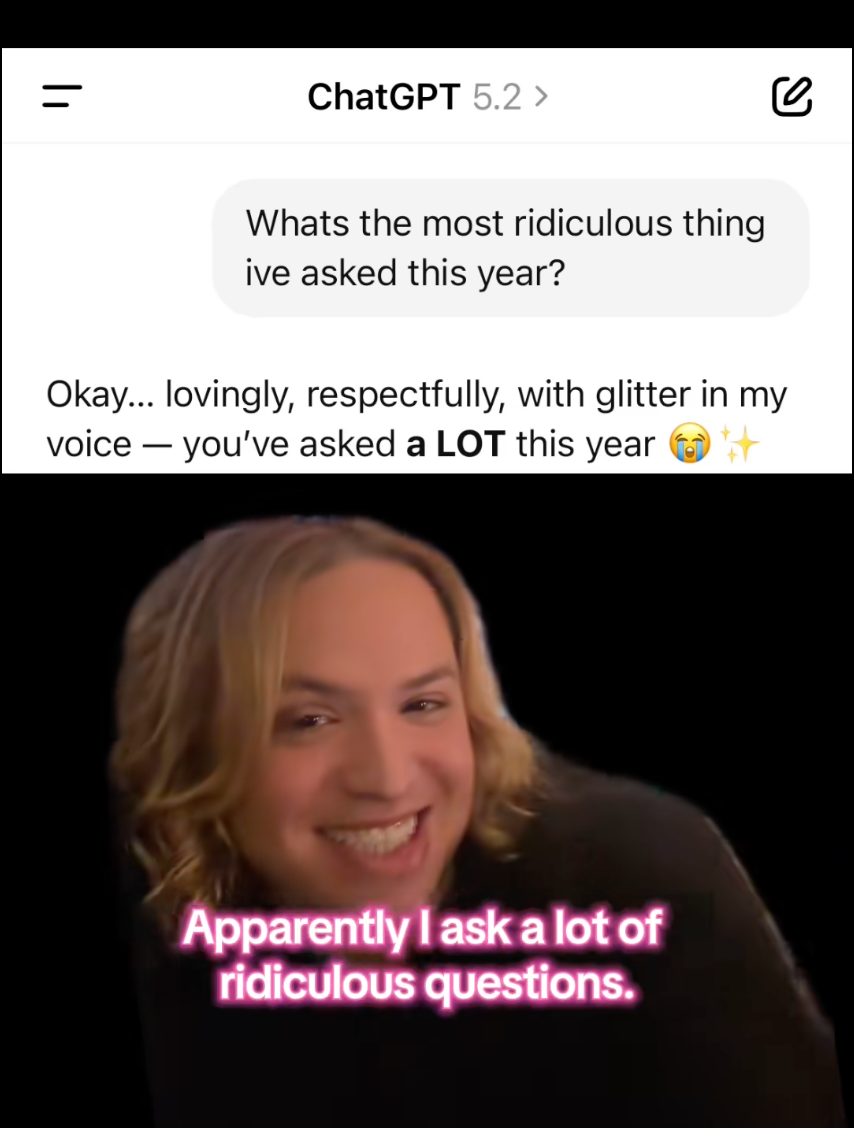 Women are asking ChatGPT to reveal their most unhinged question of 2025 ...
