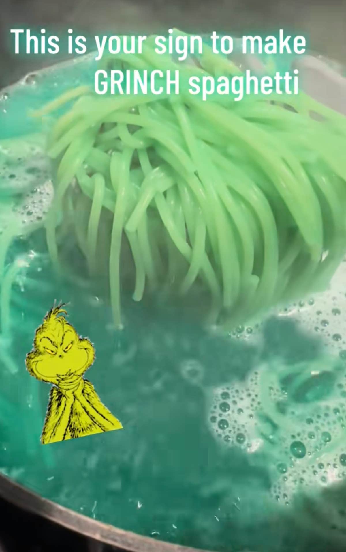 How to make Grinch spaghetti: TikTok’s festive green pasta trend takes ...