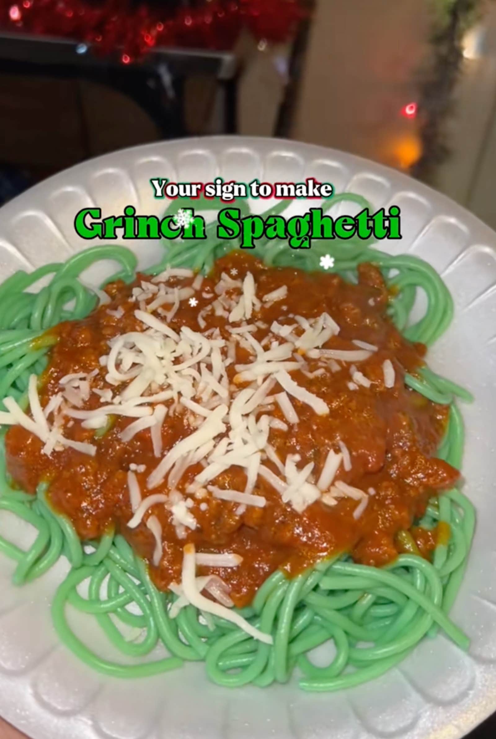 How to make Grinch spaghetti: TikTok’s festive green pasta trend takes ...