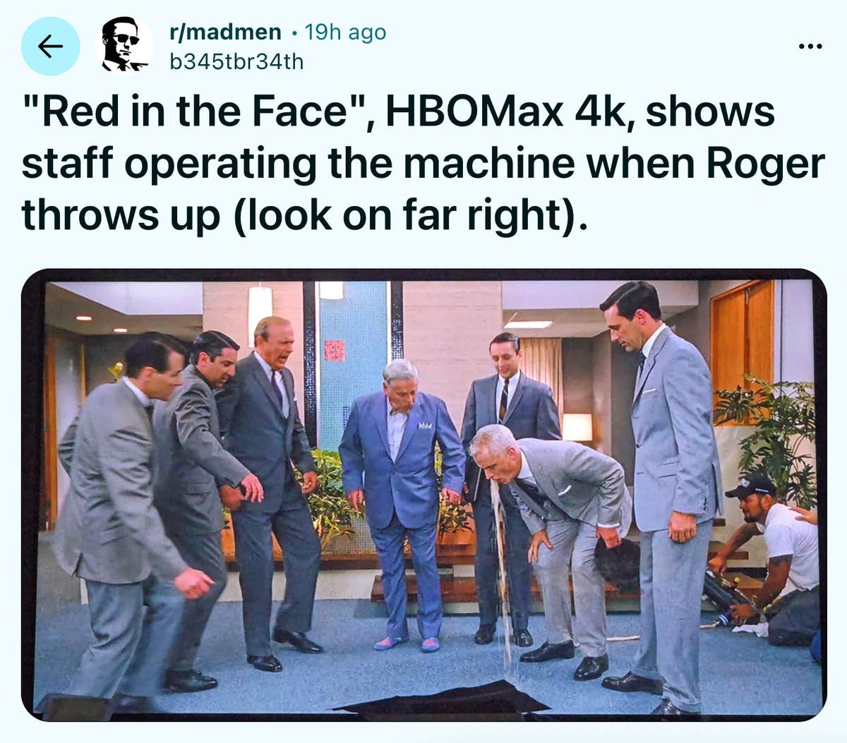 Mad Men's 4K move to HBO Max reveals editing errors