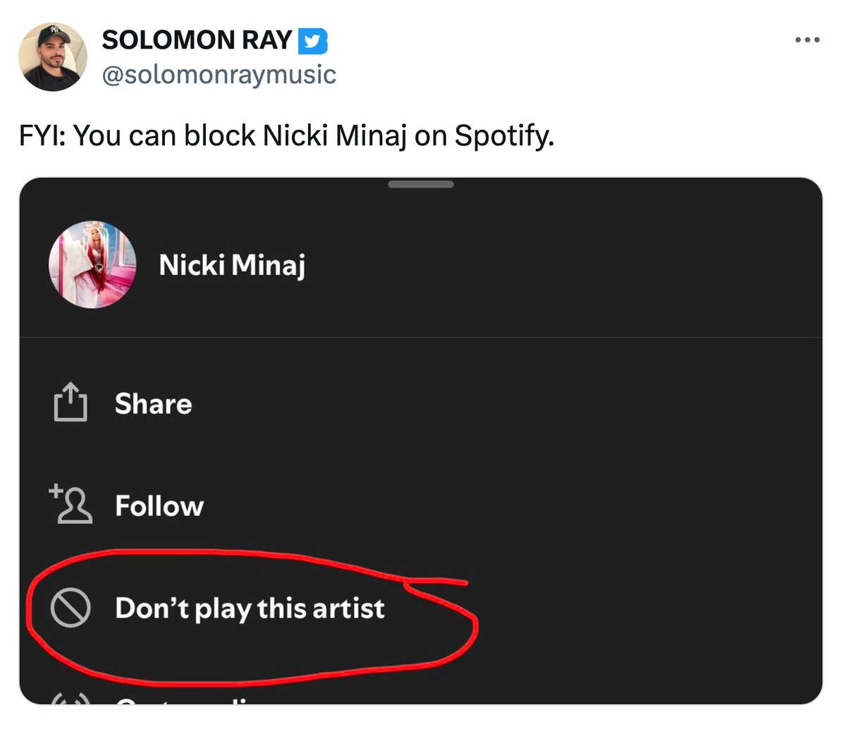 Nicki Minaj fans are blocking her on Spotify following her Turning ...