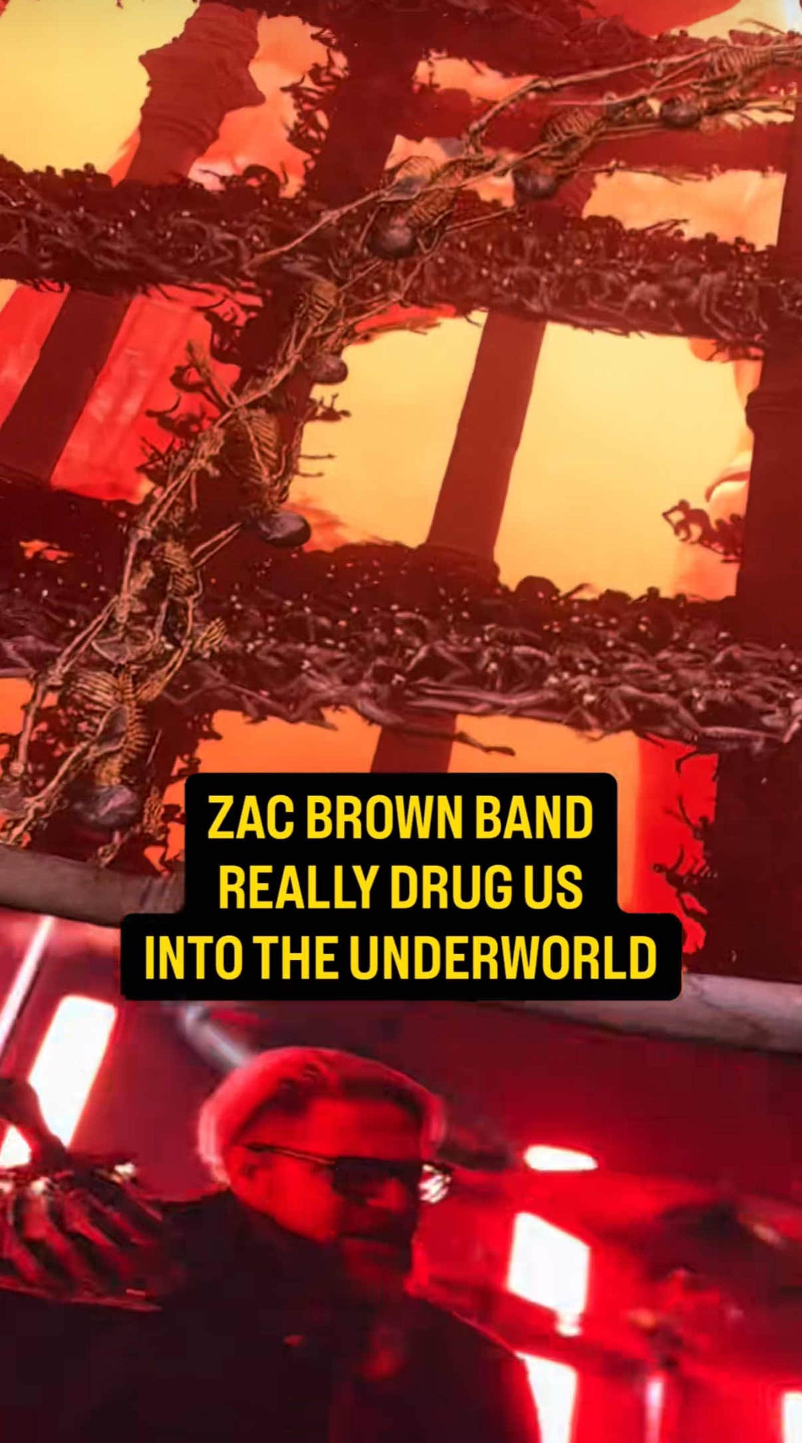 Zac Brown's Sphere concert accused of using "demonic" imagery