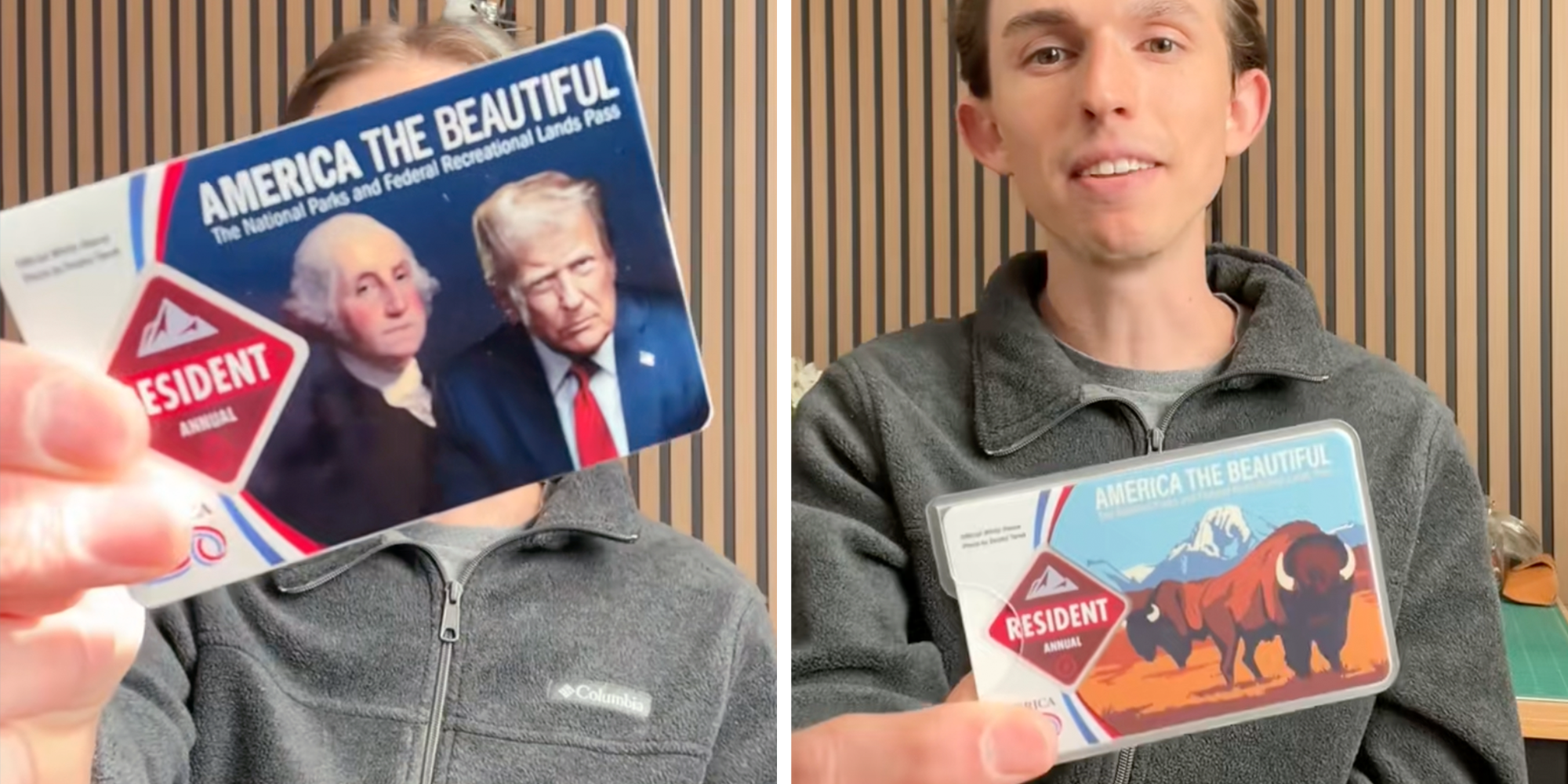 Solution for National Park passes with Trump's face goes viral