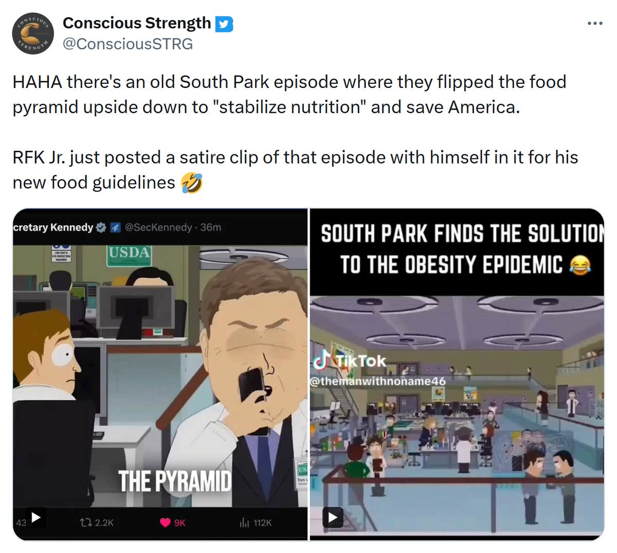 RFK’s nutrition reset reminds people of a 2014 South Park bit