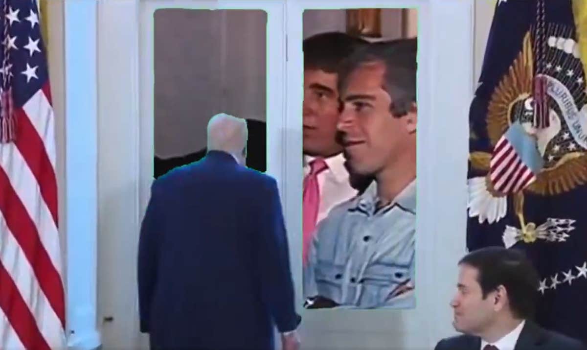 Trump's Ballroom Reaction Turned Into A Meme