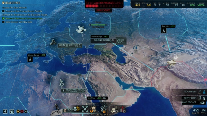 Avenger Mission Selection Map Bug/Error :: XCOM 2 General Discussions