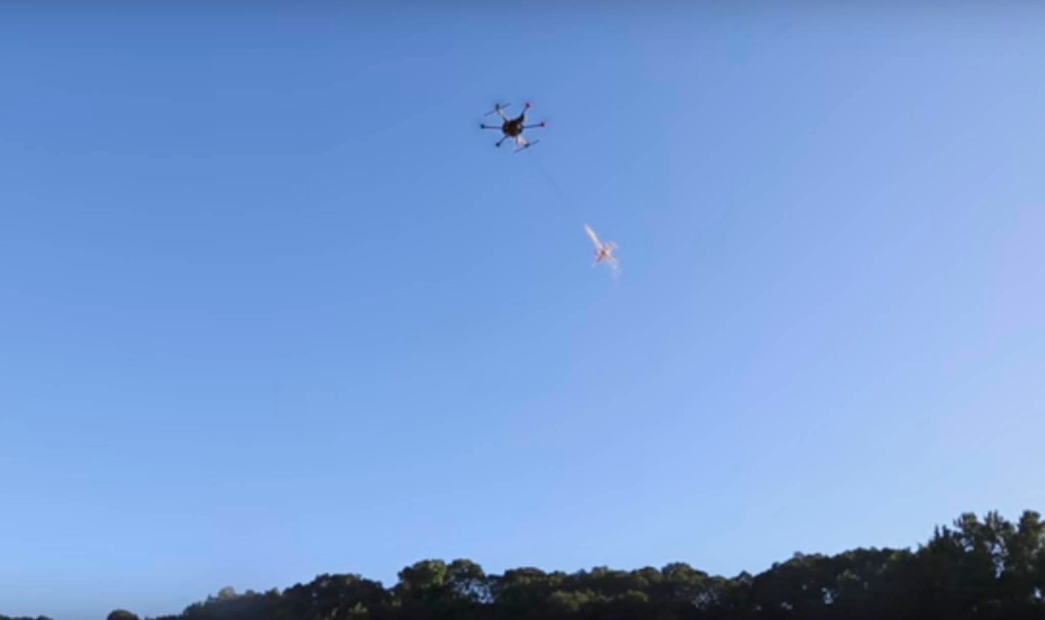 The Drone-Catching Drone Is Here To Keep the Skies Safe From Drones