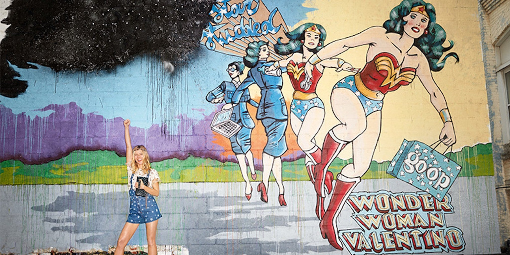 Valentino and Gwyneth Paltrow launch high-end Wonder Woman collection