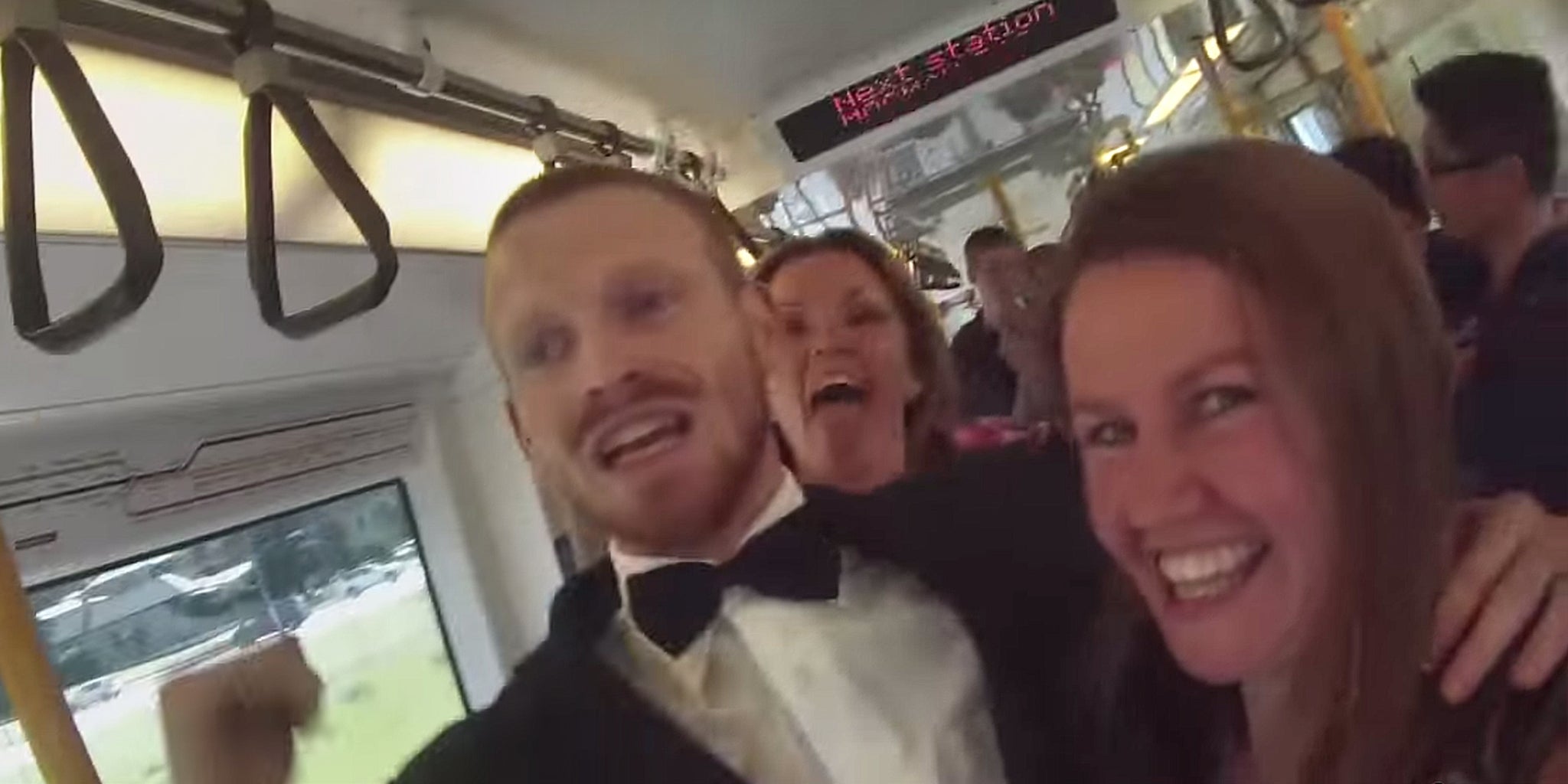 How to start a dance party on a moving train