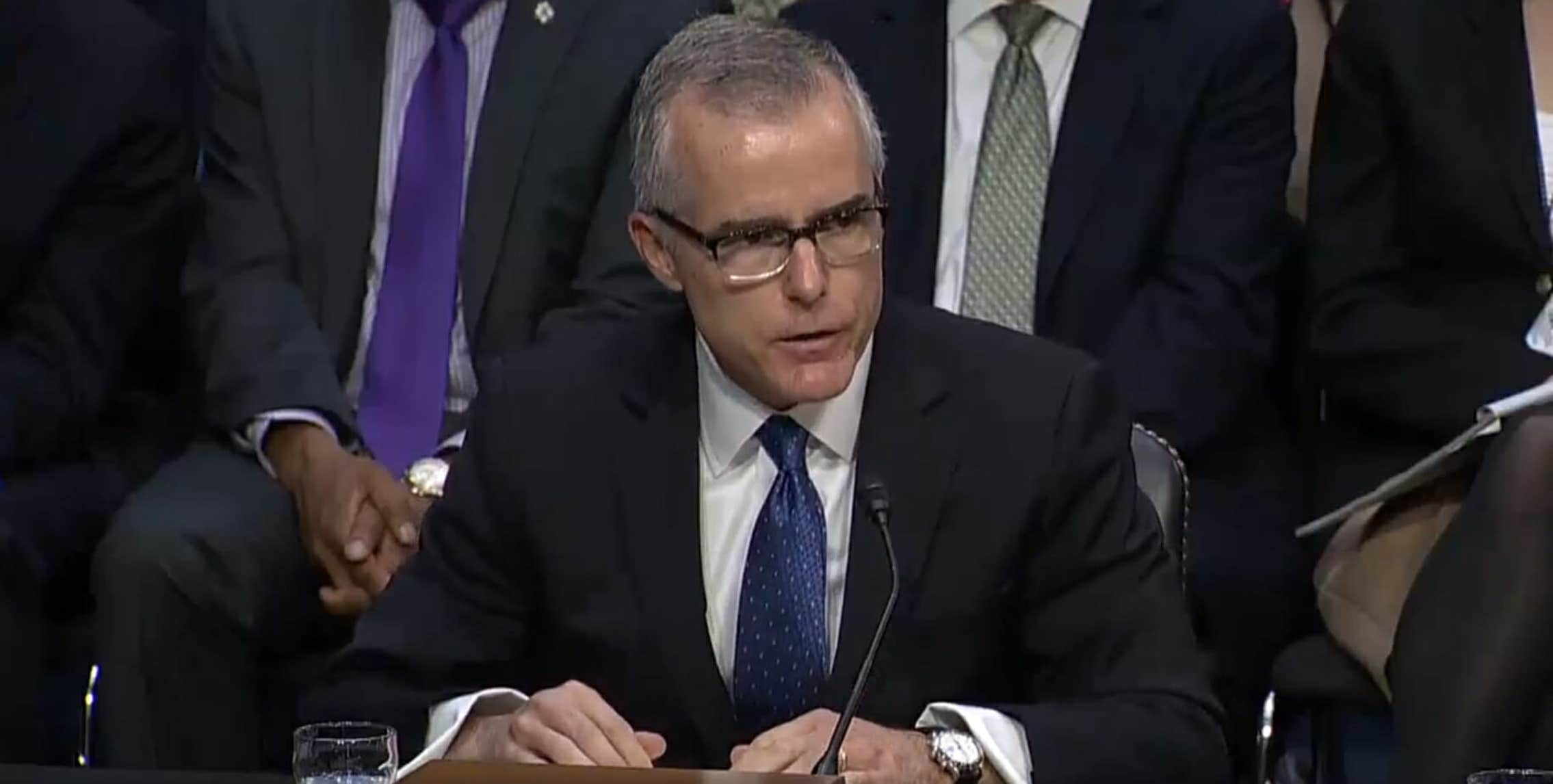 Mccabe Refutes White House Claim That Fbi Lost Confidence In Comey