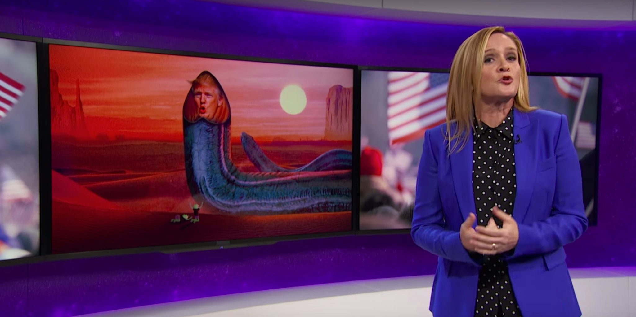 Samantha Bee Digs into Donald Trump's Obsession With His Inauguration ...