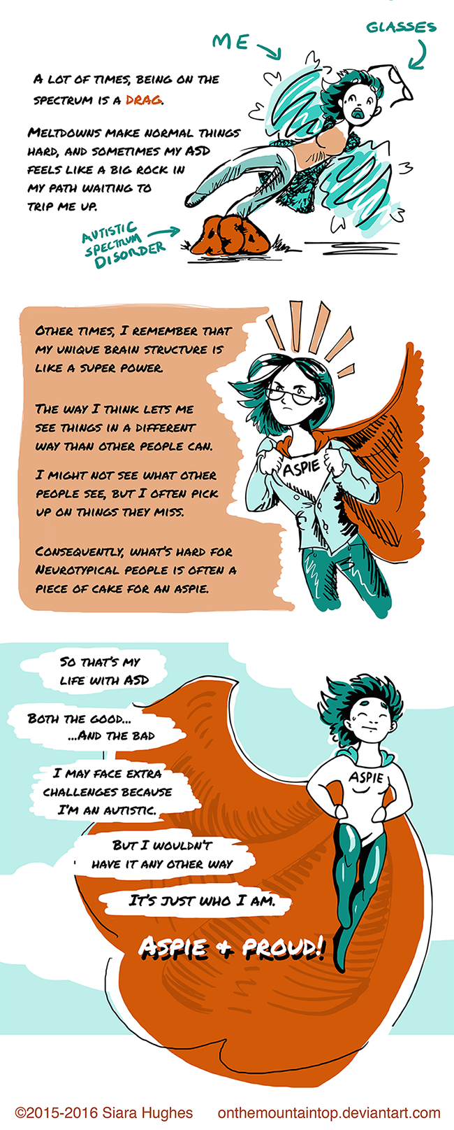 What it's like to be on the autism spectrum, in comics