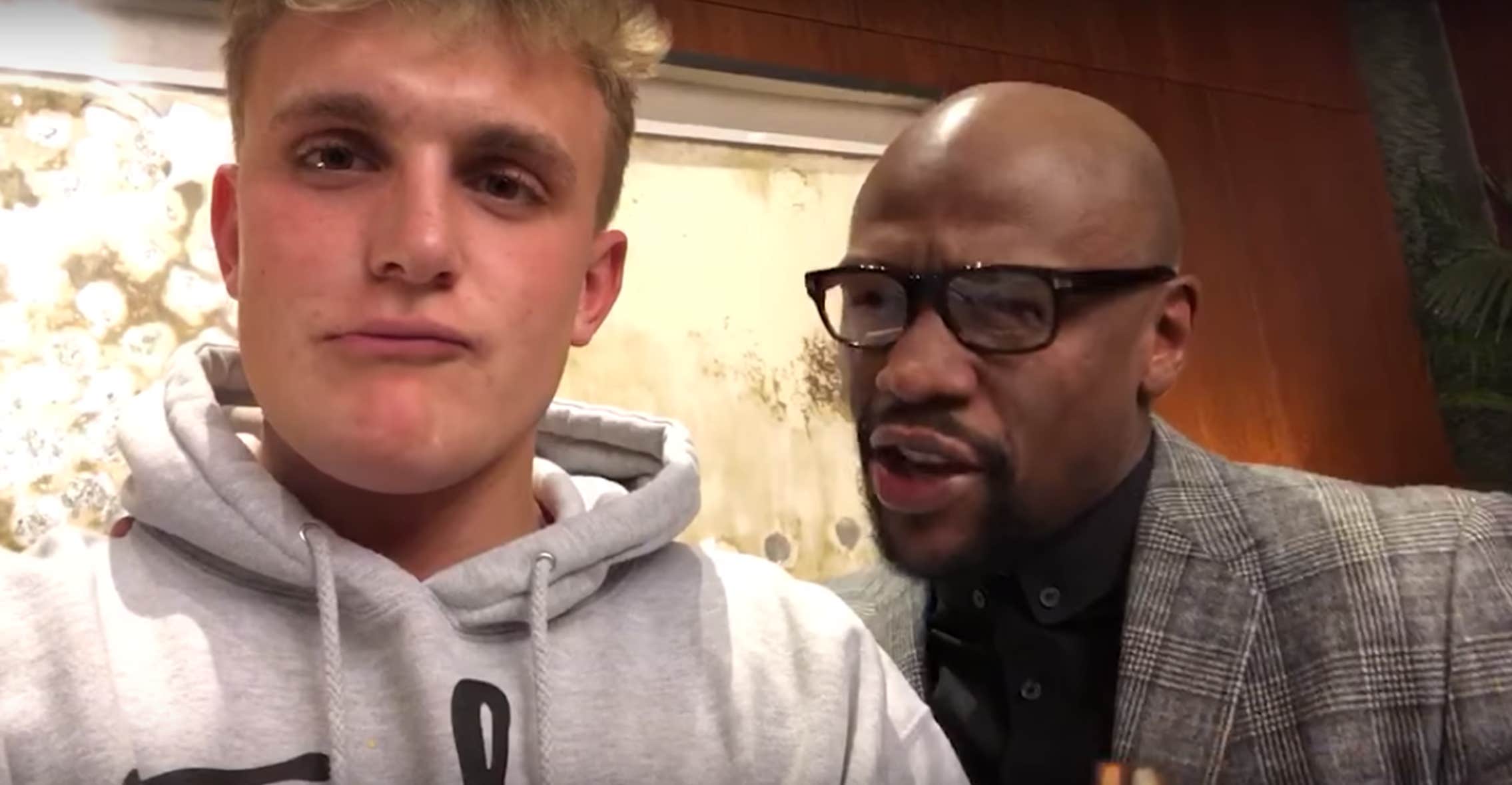 Jake Paul Is Training With Floyd Mayweather These Days