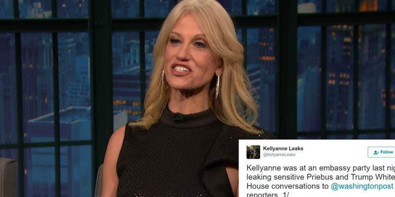 Kellyanne Conway Accused Of Leaking White House Info At D C Party