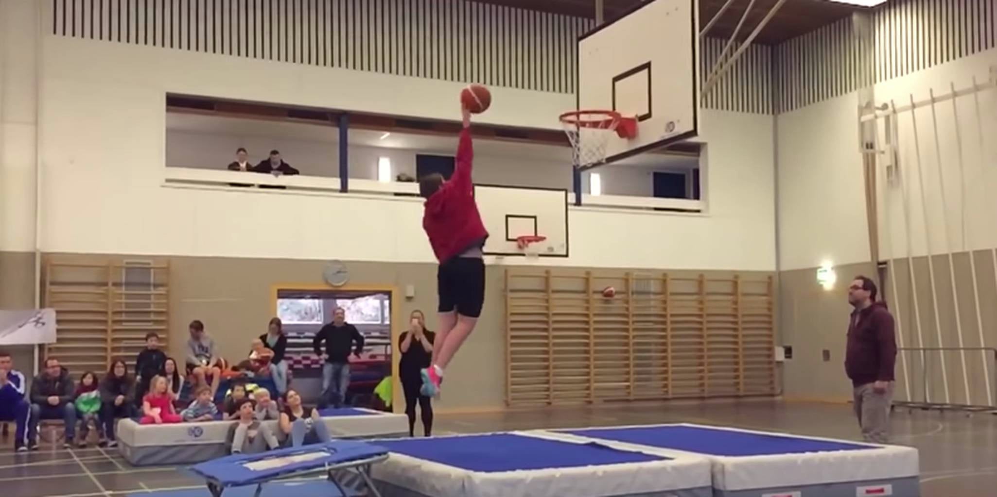 Video: Kids Fail to Jam Using Trampoline in Worst Slam Dunk Contest Ever