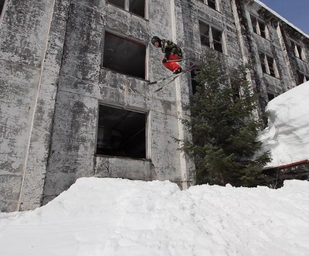Skiing meets parkour in Logan Imlach's GIF highlights
