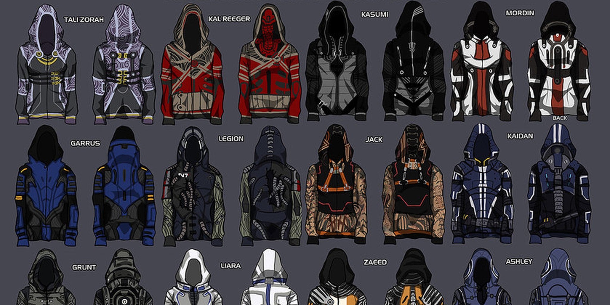 This Fanartists Mass Effect Hoodie Designs Are Finally Here The Daily Dot