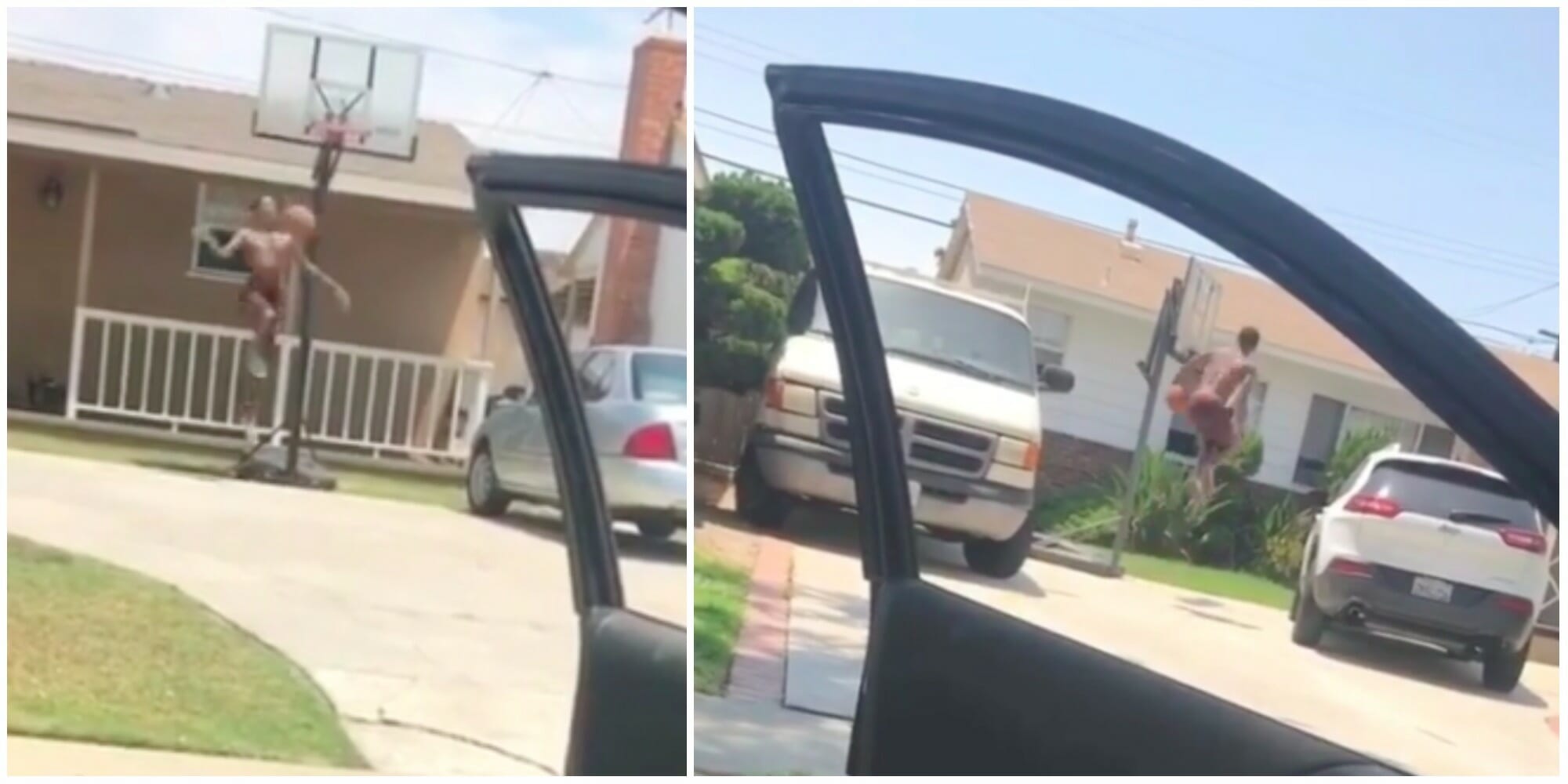 The Drive By Dunk Challenge Terrorizes Unsuspecting Basketball Hoops