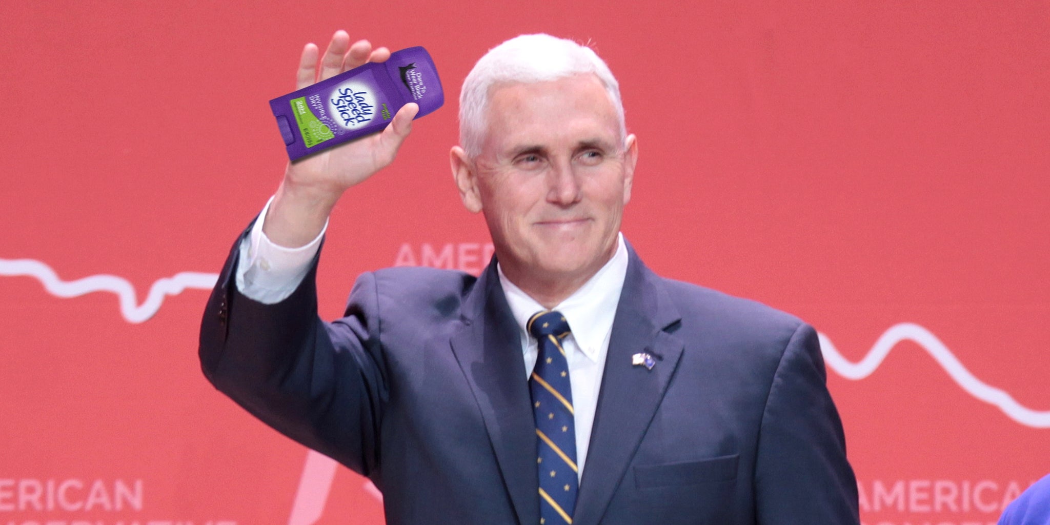 Does Mike Pence Really Eat Lady Speed Stick Deodorant?