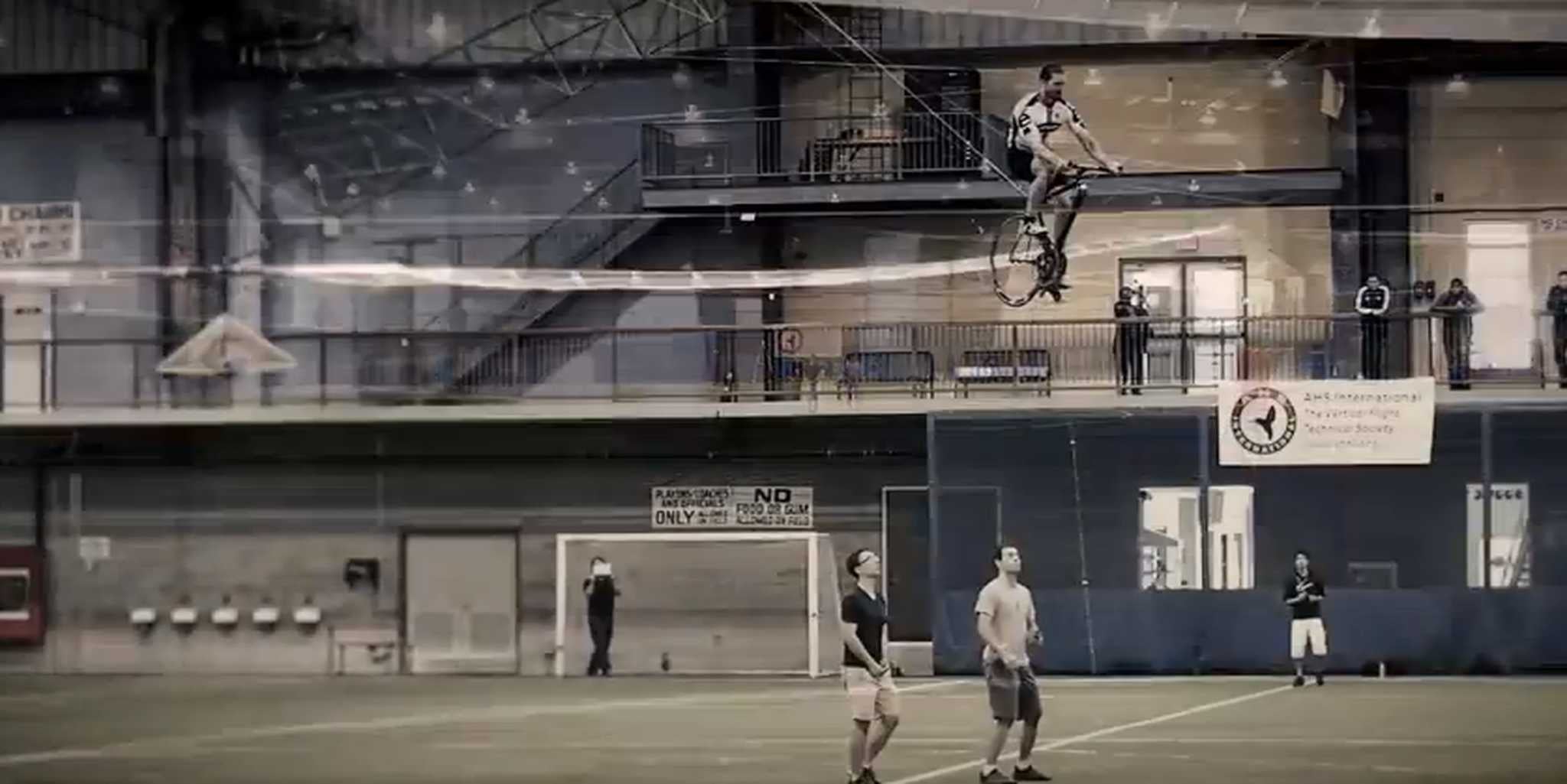 Human-powered helicopter makes aviation history