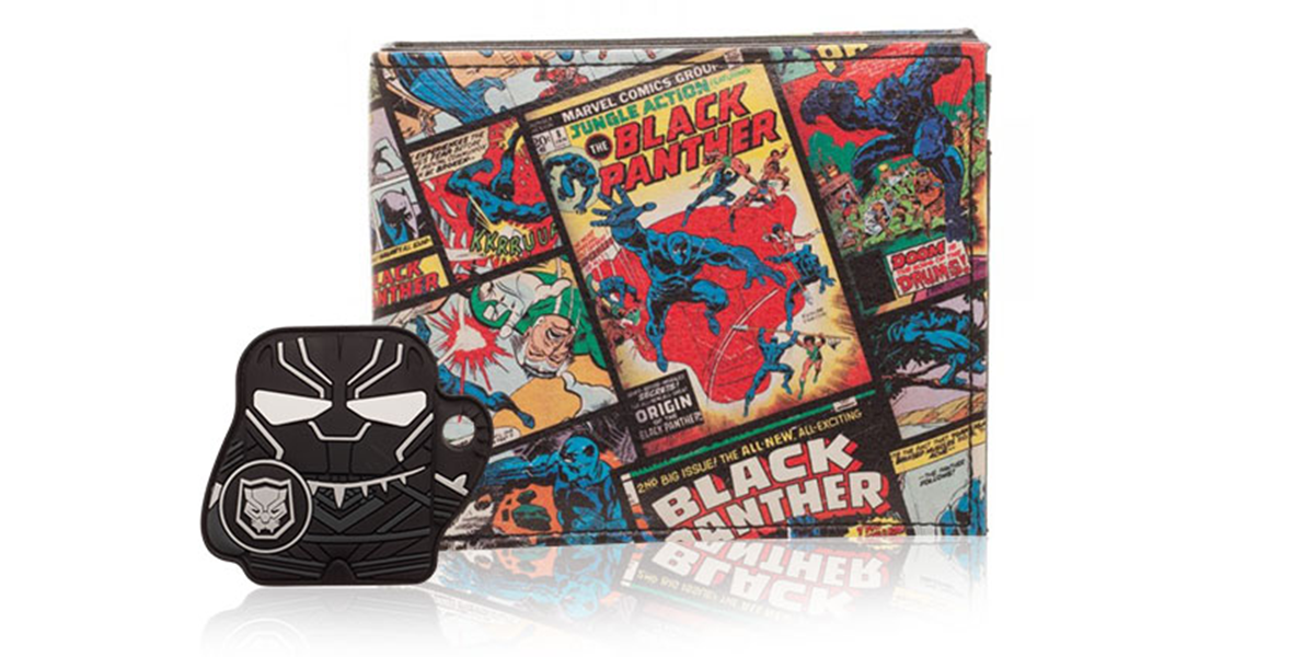 This Black Panther wallet and tracker combo keeps track of your stuff