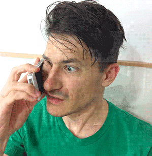 JK Keller turns a greasy iPhone into a work of art