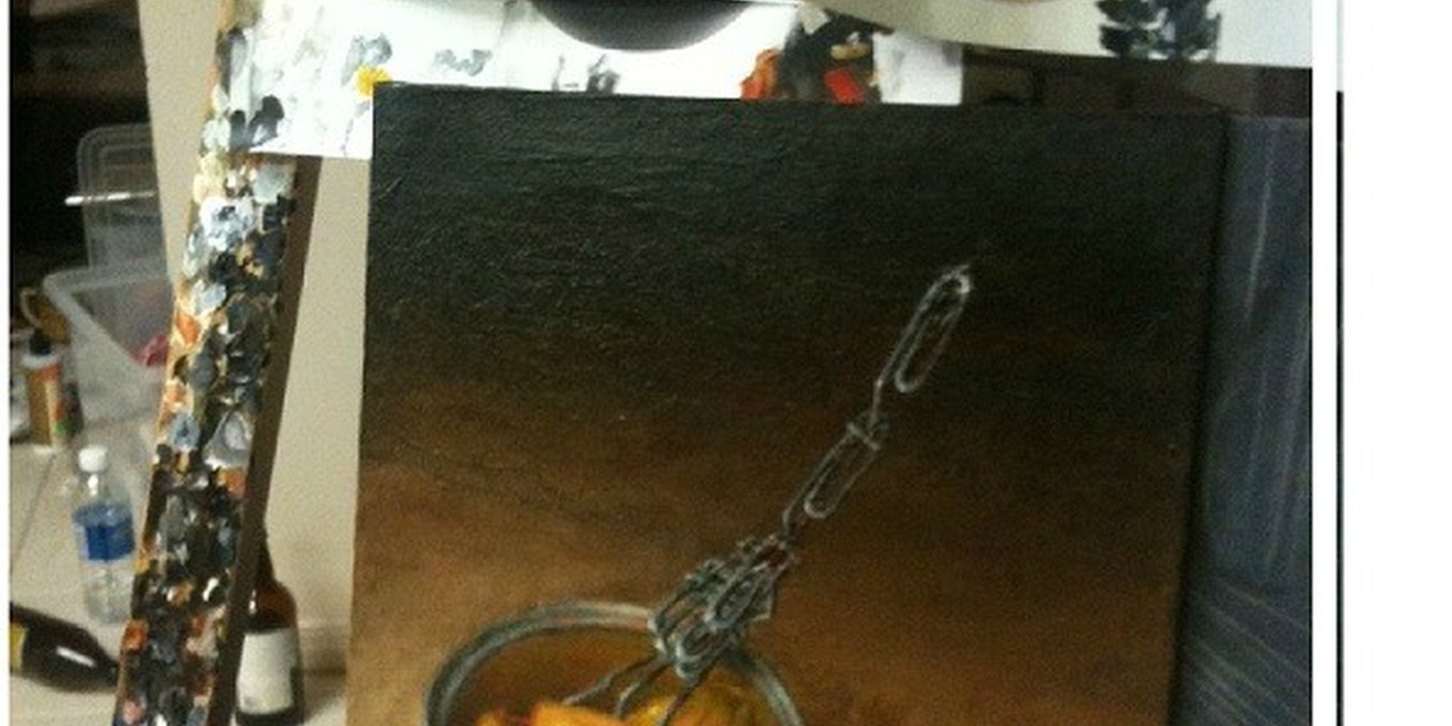 Artist makes real clip art