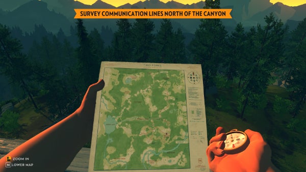 Firewatch delivers a forest adventure that never really ignites