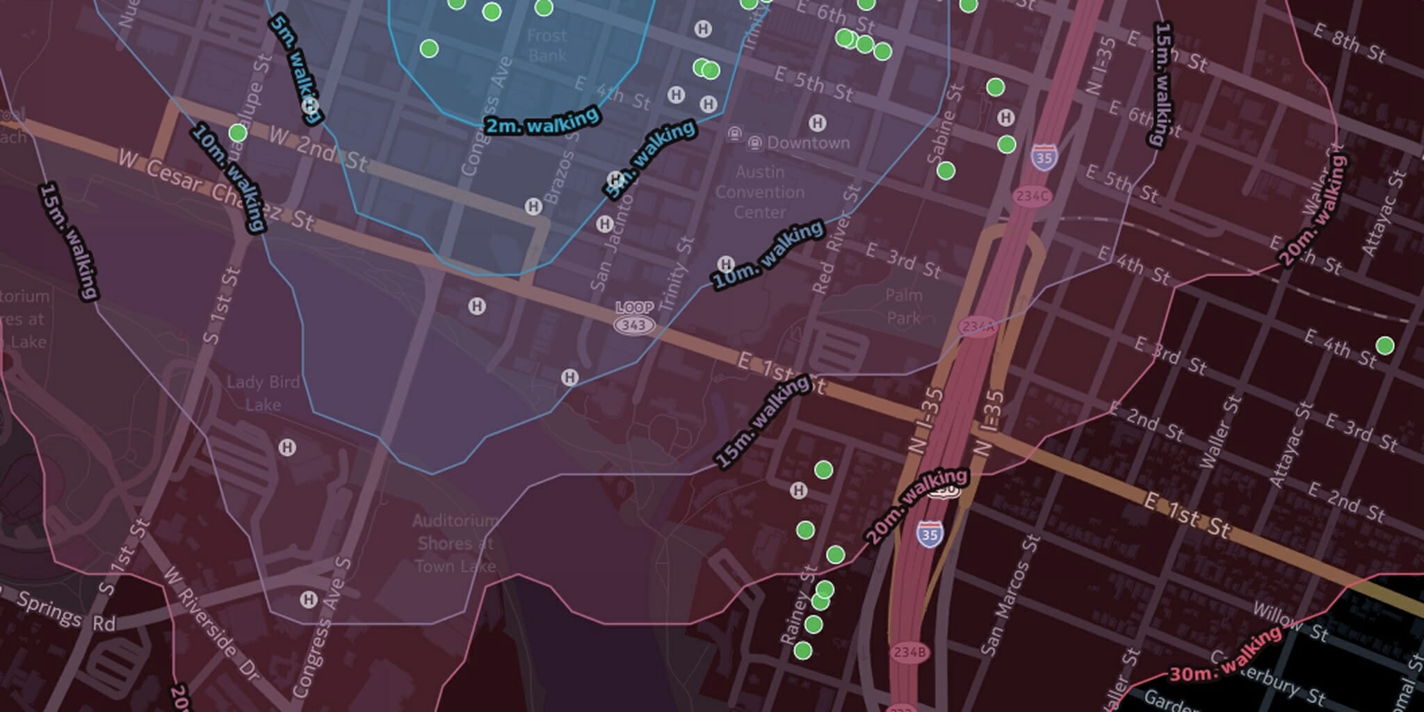 Here's every SXSW Music show on one convenient interactive map