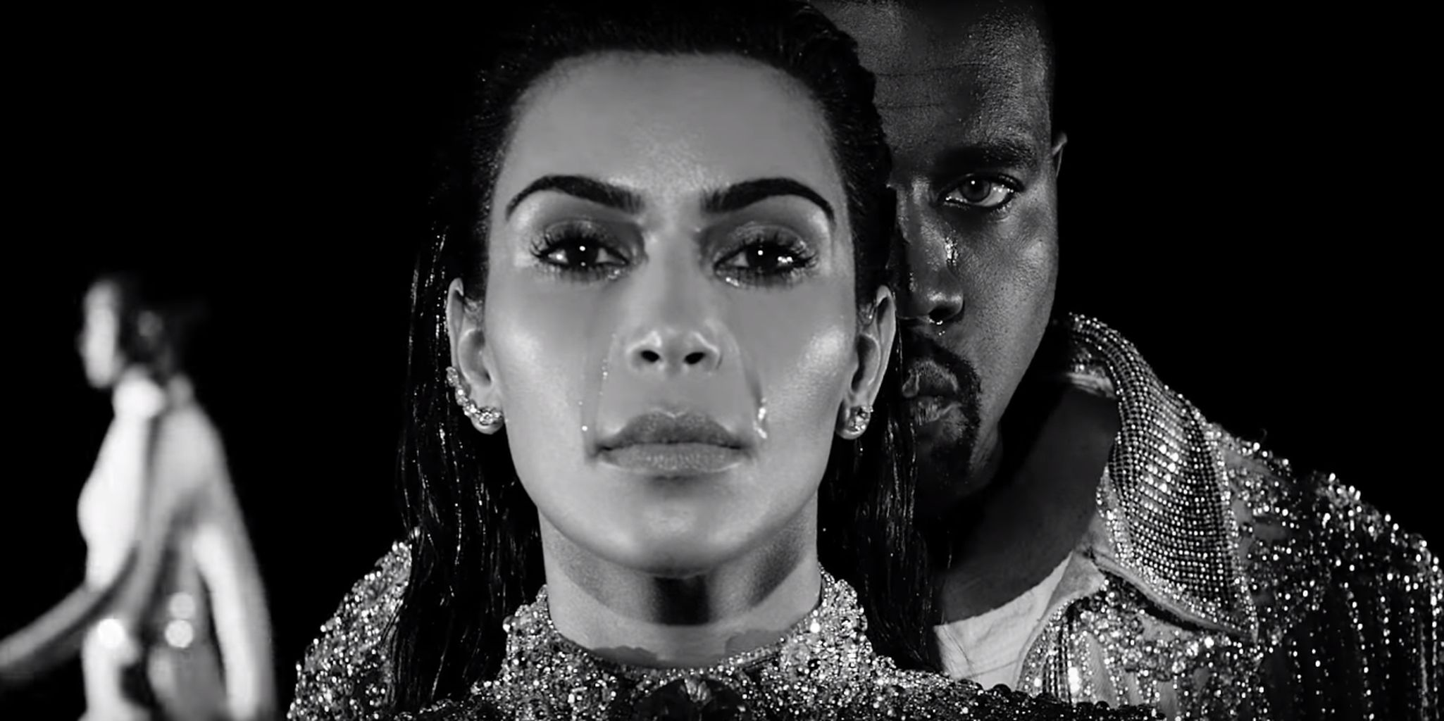 Kanye West's 'Wolves' video features a stunning Kim Kardashian