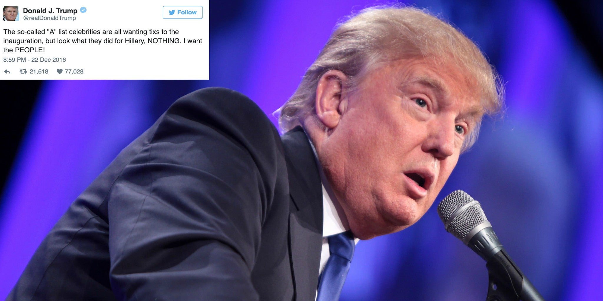 The Bands and Artists Who Turned Trump's Inauguration Down