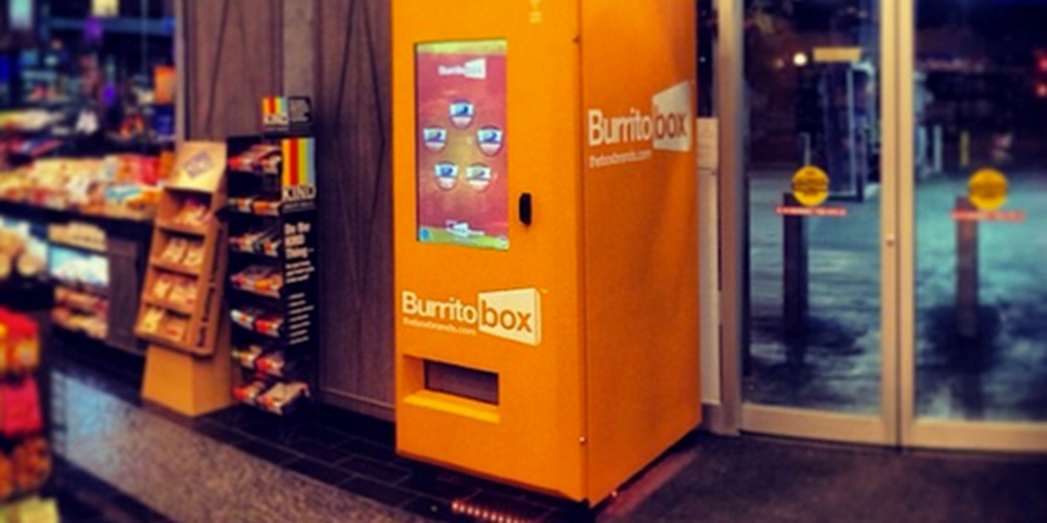 Fresh, hot burritos from a vending machine? God bless America