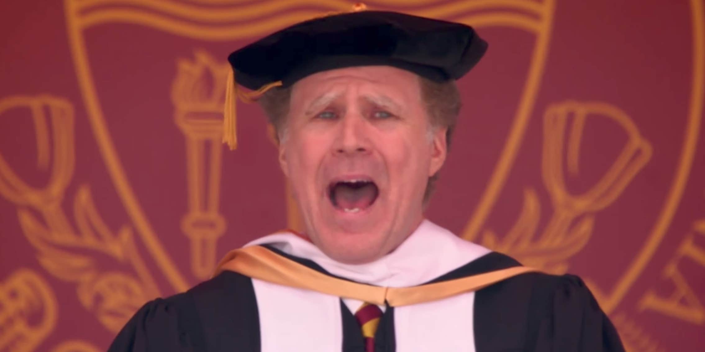 Will Ferrell Sings Whitney Houston's 'I Will Always Love You' to USC ...