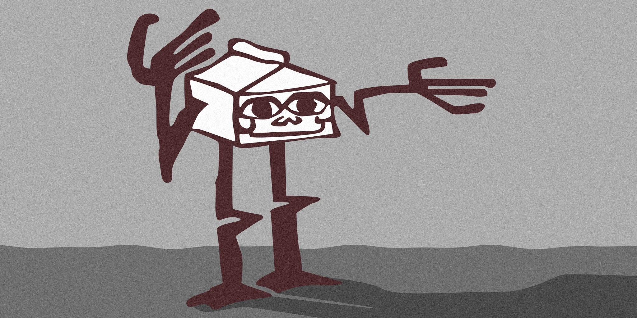 Meet Milkwater, the Weird, Old Dairy Mascot Turned Meme