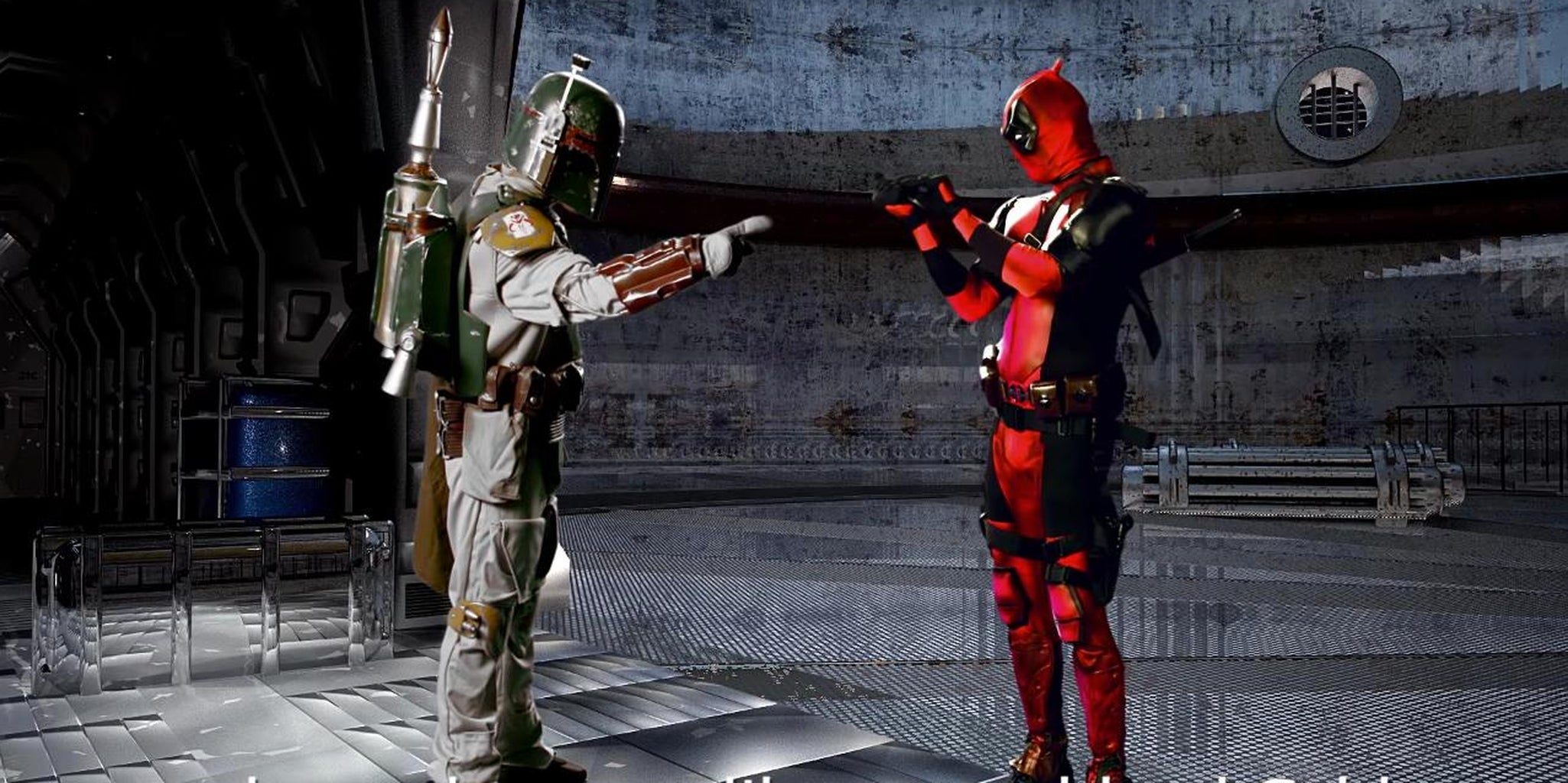 Boba Fett takes on Deadpool in a rap battle, while Spider-Man takes on ...