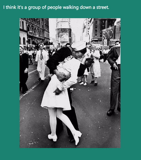 Microsoft's CaptionBot will attempt to identify what's happening in ...