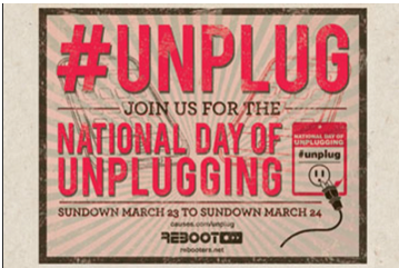 A prayer for National Unplug Day