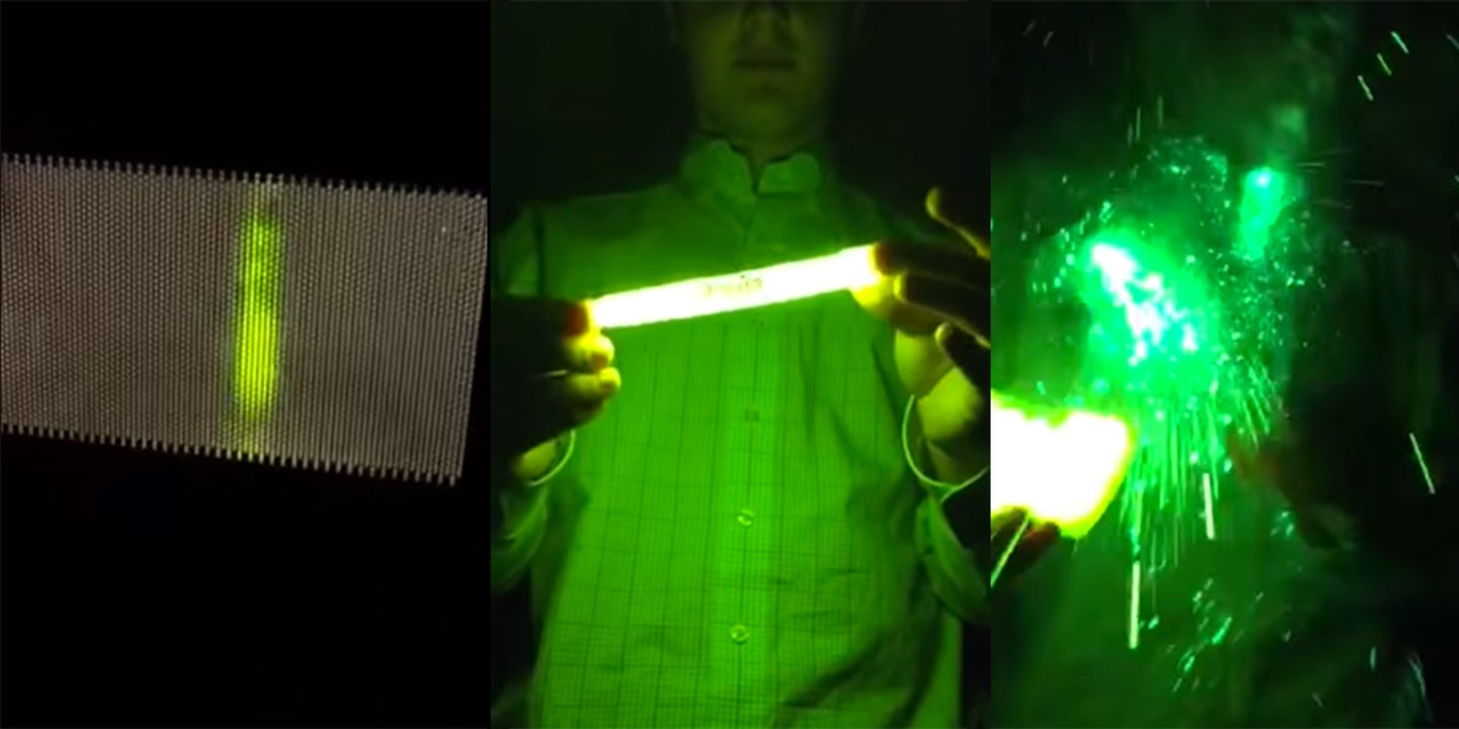 This is why you never microwave a glow stick