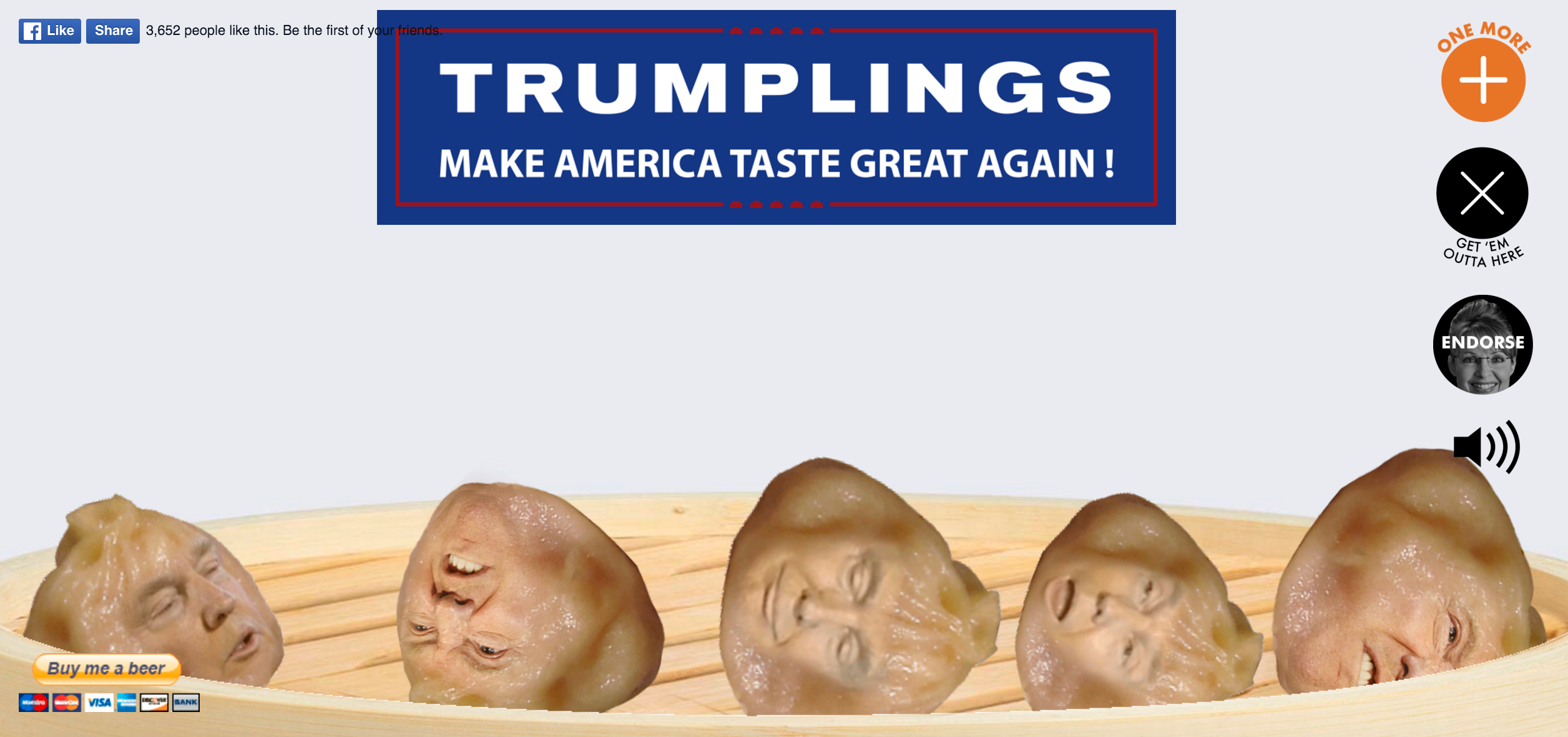 The man behind 'Mittballs' is back to 'make America taste great again ...