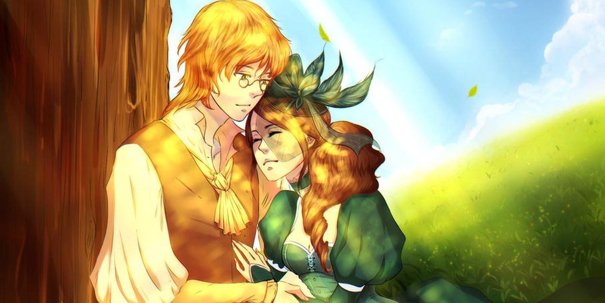 The meme proposal couple started—surprise!—an Internet art business