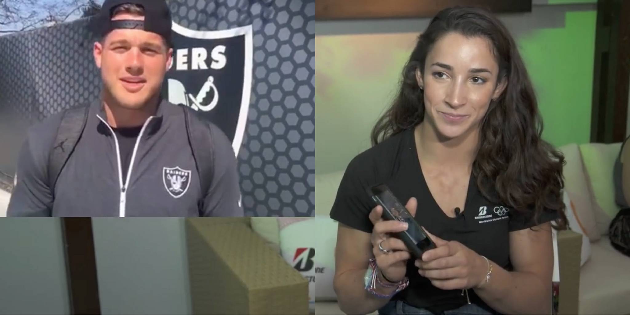 Aly Raisman Is Dating the NFL Player Who Asked Her Out Via Video