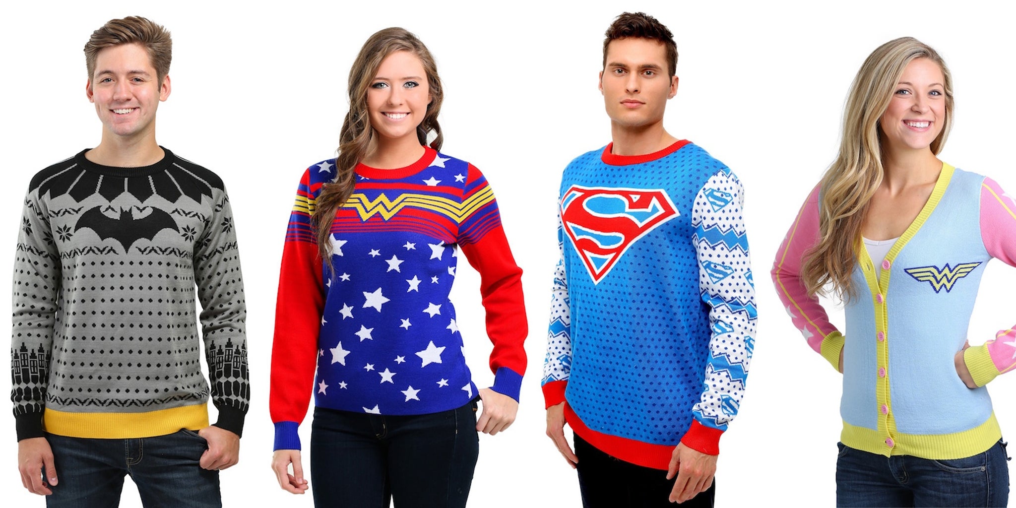 These DC Sweaters Are Sure To Brighten Up Your Holiday
