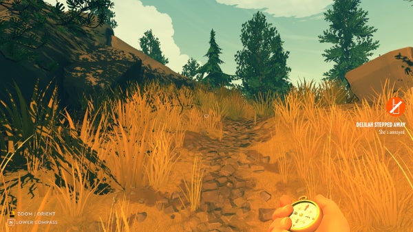 Firewatch delivers a forest adventure that never really ignites