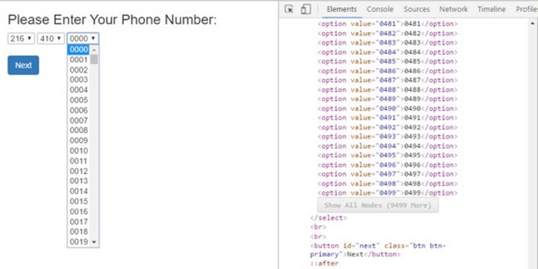 The race to find the dumbest way to enter your phone number on a website