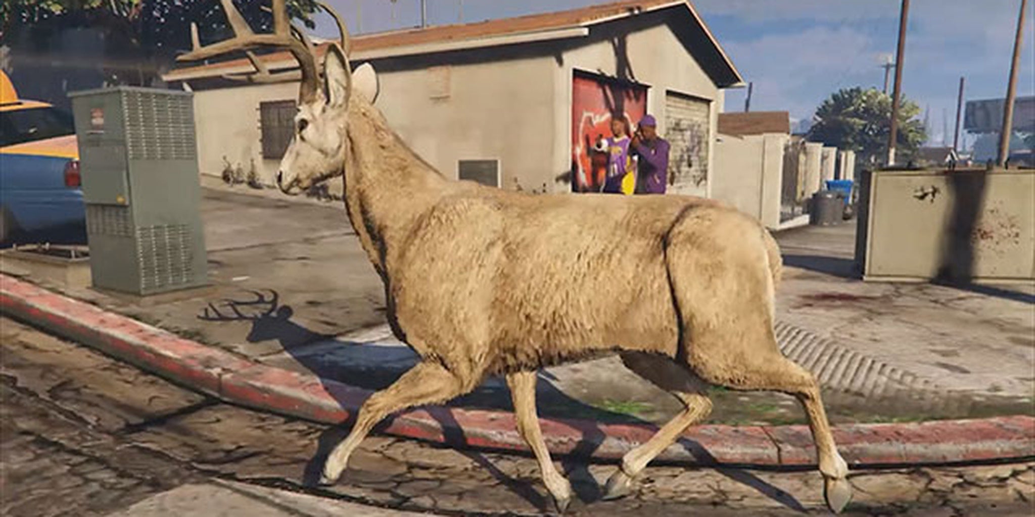 Artist programs invincible deer to stroll around Grand Theft Auto V's ...