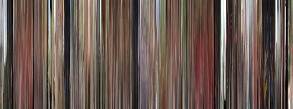 Movie Barcode condenses famous films into single images
